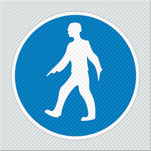 ΥΠΟΧΡΕΩΤΙΚΗ ΔΙΑΒΑΣΗ ΠΕΖΩΝ / PEDESTRIAN CROSSING